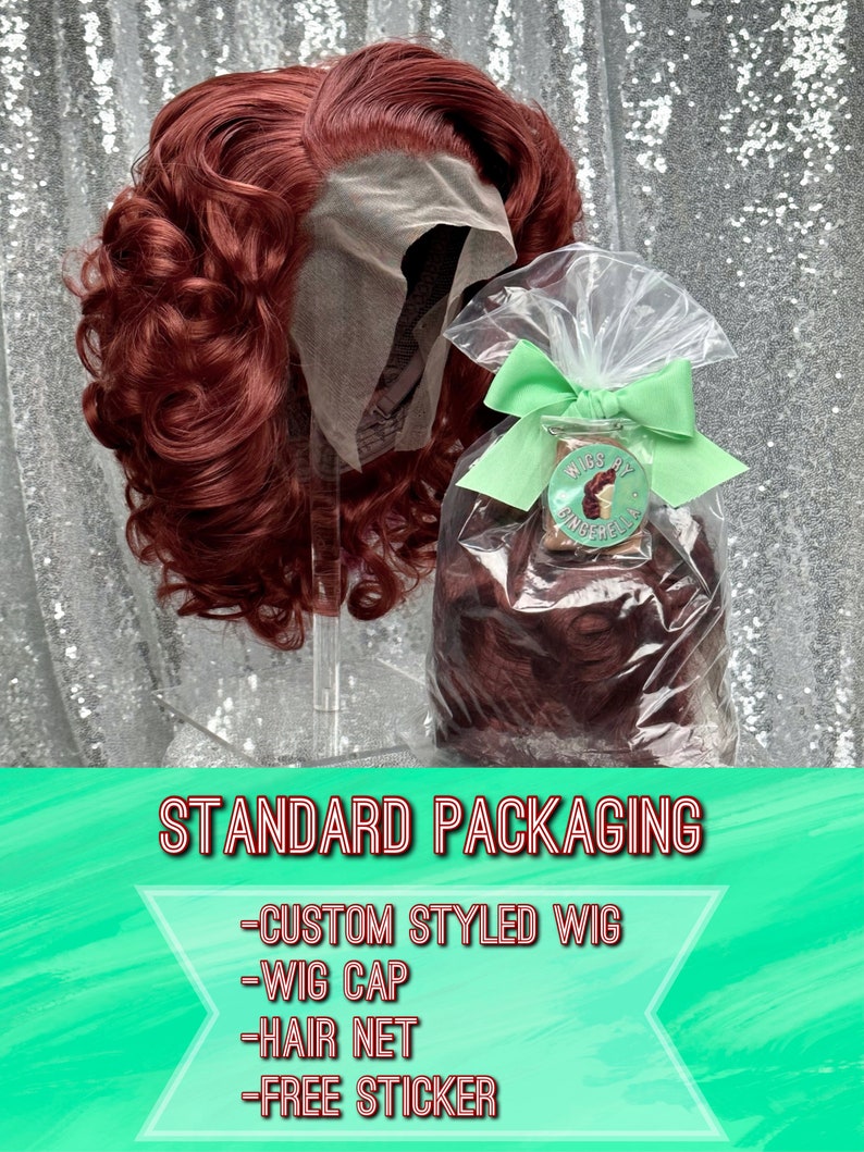 Custom Roller Set Lace Front Wig in Style "blow Dry" - Curly Wavy Big ...