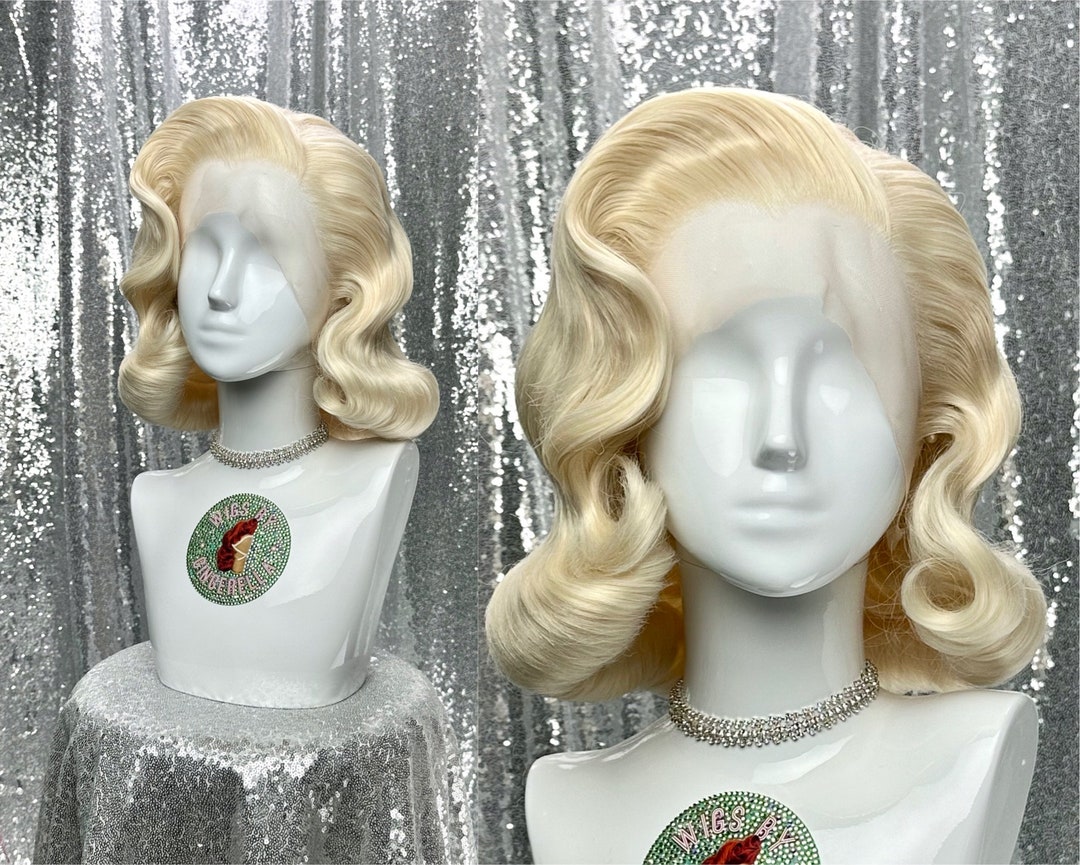 1950's Inspired Lace Front Wig in Style “peony” - Made to Order - 50's ...