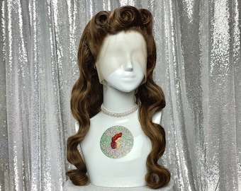 1940s Inspired Lace Front Wig in Style business Made to Order 1940 ...
