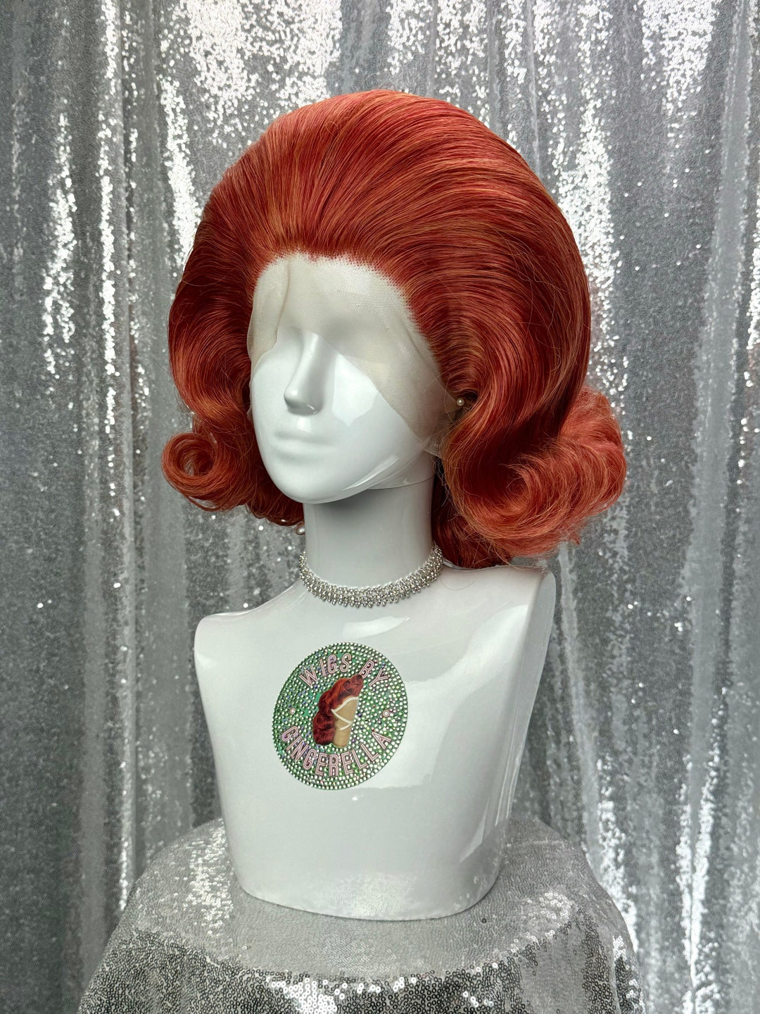 READY TO SHIP Fully Styled Lace Front Wig in Style mod 60's Inspired ...