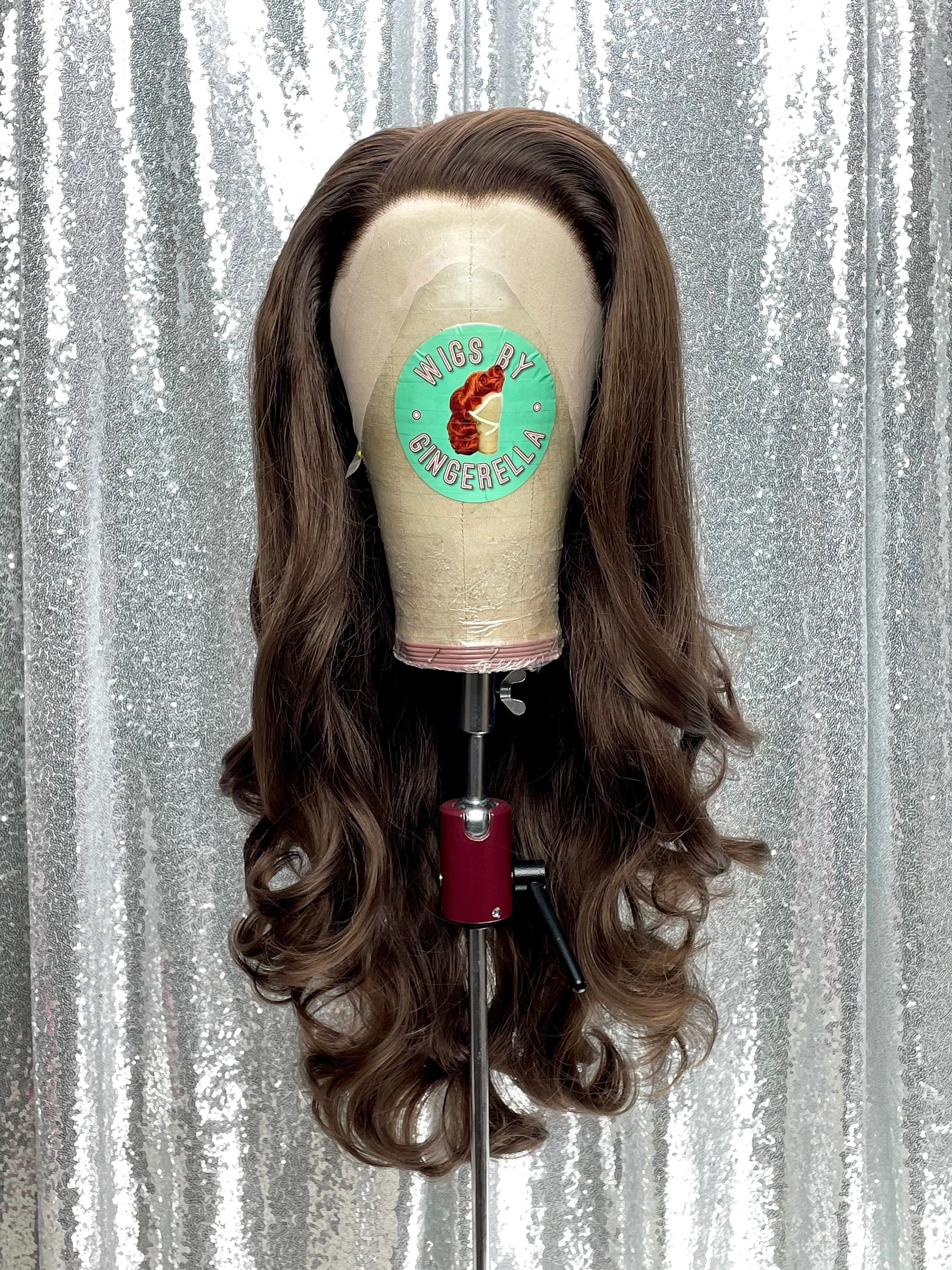 Custom Perma-tease Lace Front Wig Voluminous Curly Wavy Hair - Etsy