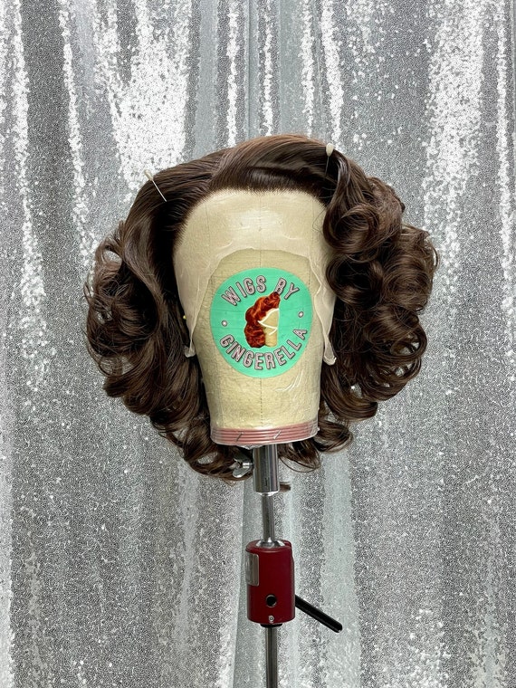 Custom Perma-tease Lace Front Wig Voluminous Curly Wavy Hair - Etsy