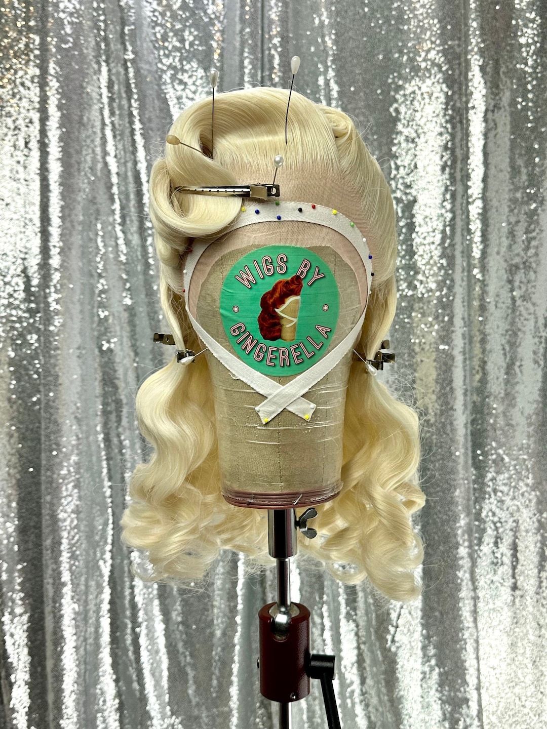 1940’s Inspired Lace Front Wig in Style “streusel” - Made to Order ...