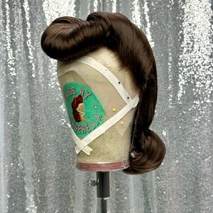 1940’s Inspired Lace Front Wig in Style “business” - Made to Order ...