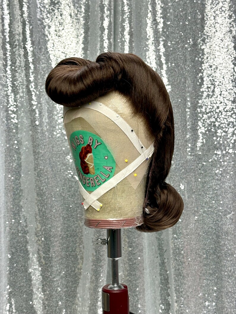 1940’s Inspired Lace Front Wig in Style “business” - Made to Order ...