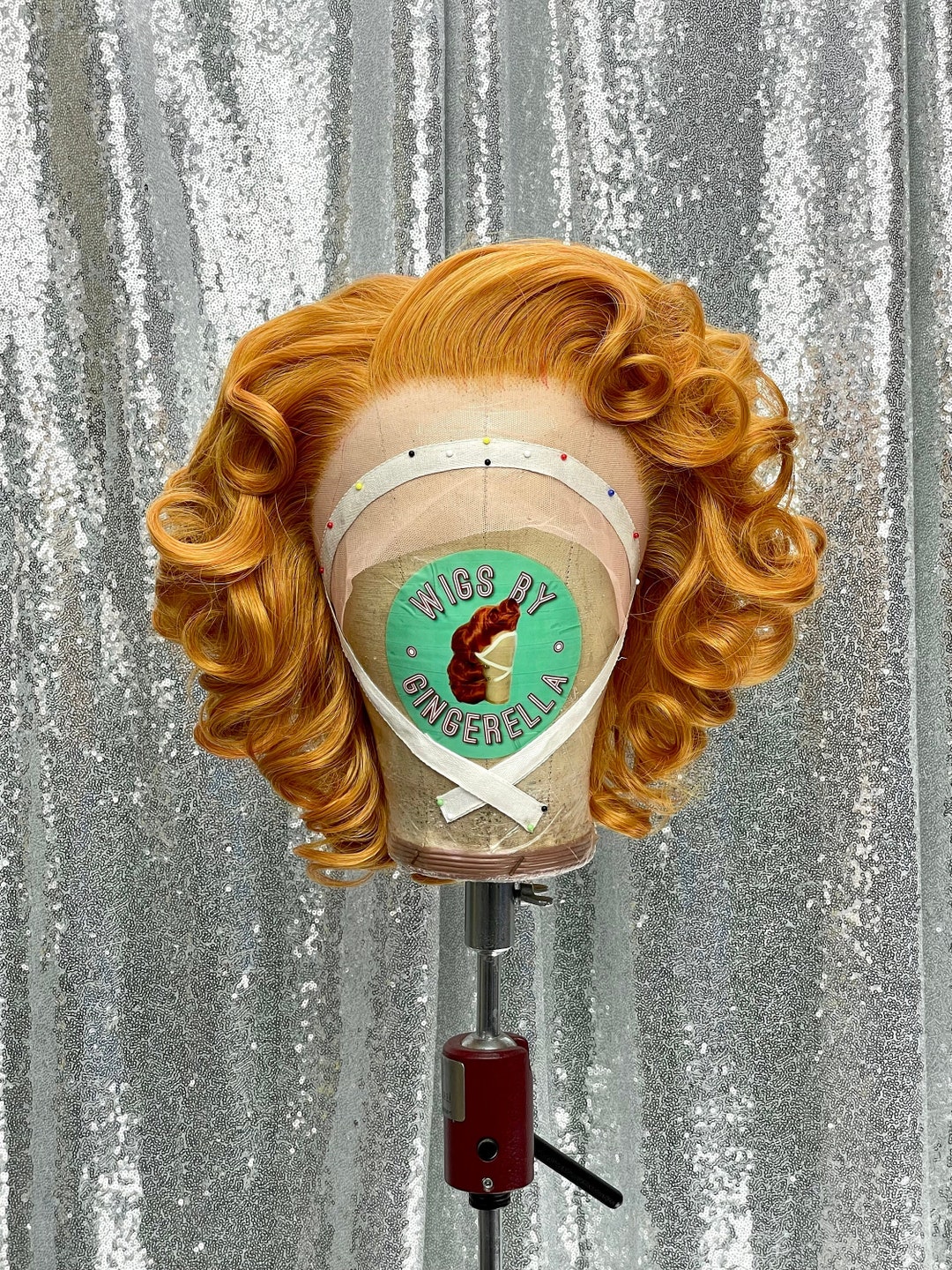 Custom Perma-tease Lace Front Wig - Voluminous Curly Wavy Hair - Etsy