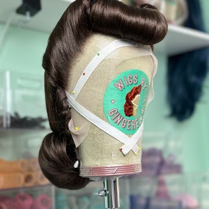 1940’s Inspired Lace Front Wig in Style “business” - Made to Order ...