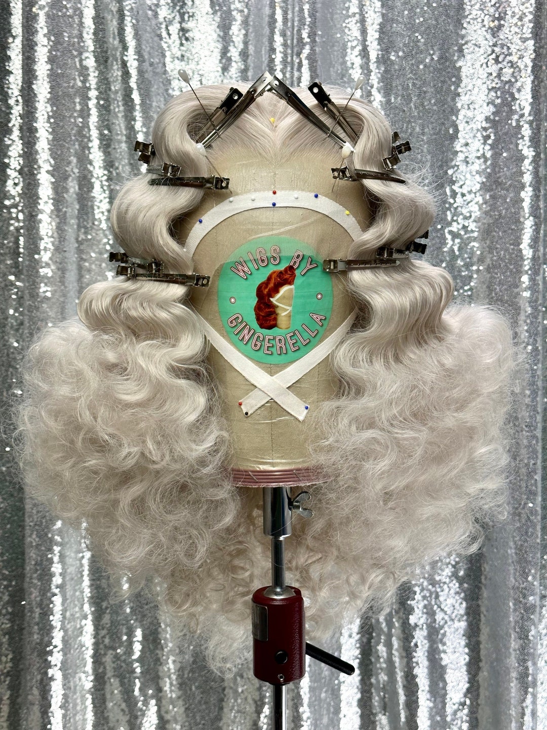 1940’s Inspired Lace Front Wig in Style “coven” - Made to Order - Wavy ...