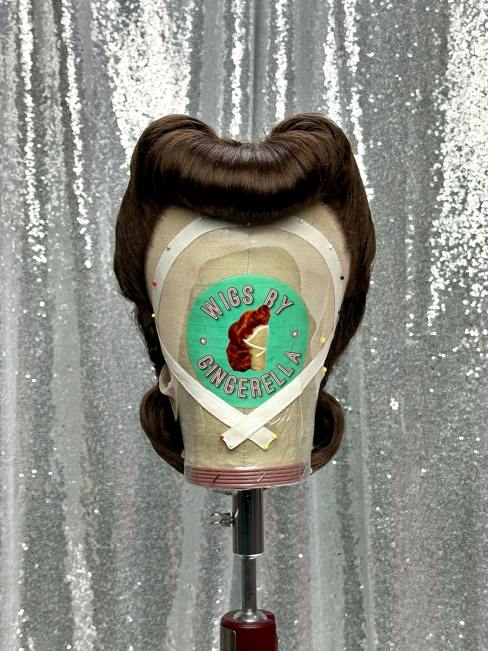 1940’s Inspired Lace Front Wig in Style “business” - Made to Order ...
