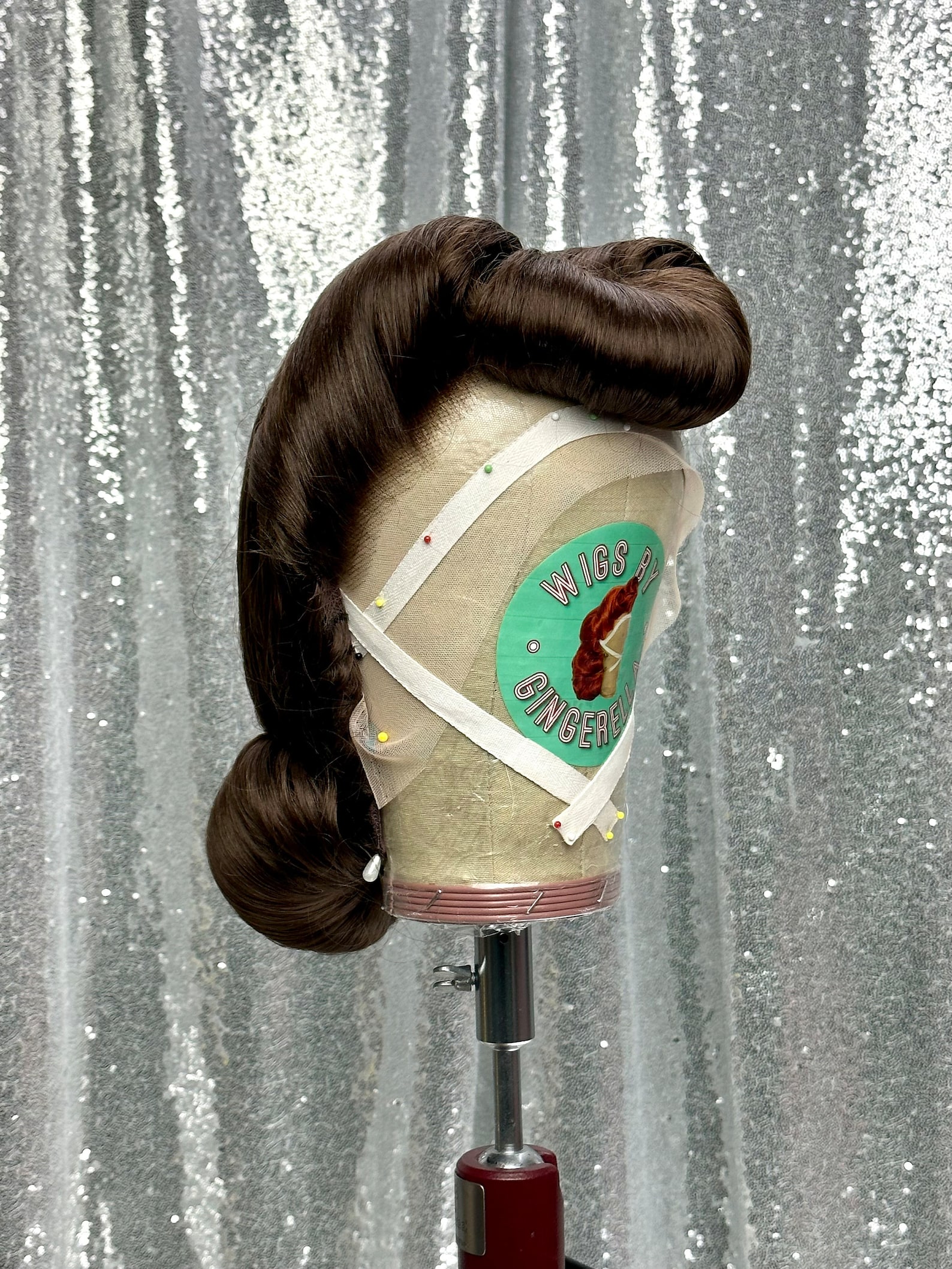 1940’s Inspired Lace Front Wig in Style “business” - Made to Order ...