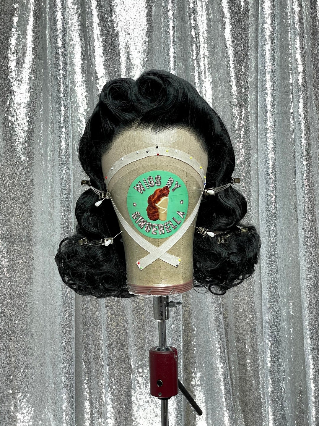 1940’s Inspired Lace Front Wig in Style “moxie” - Made to Order - 1940s ...