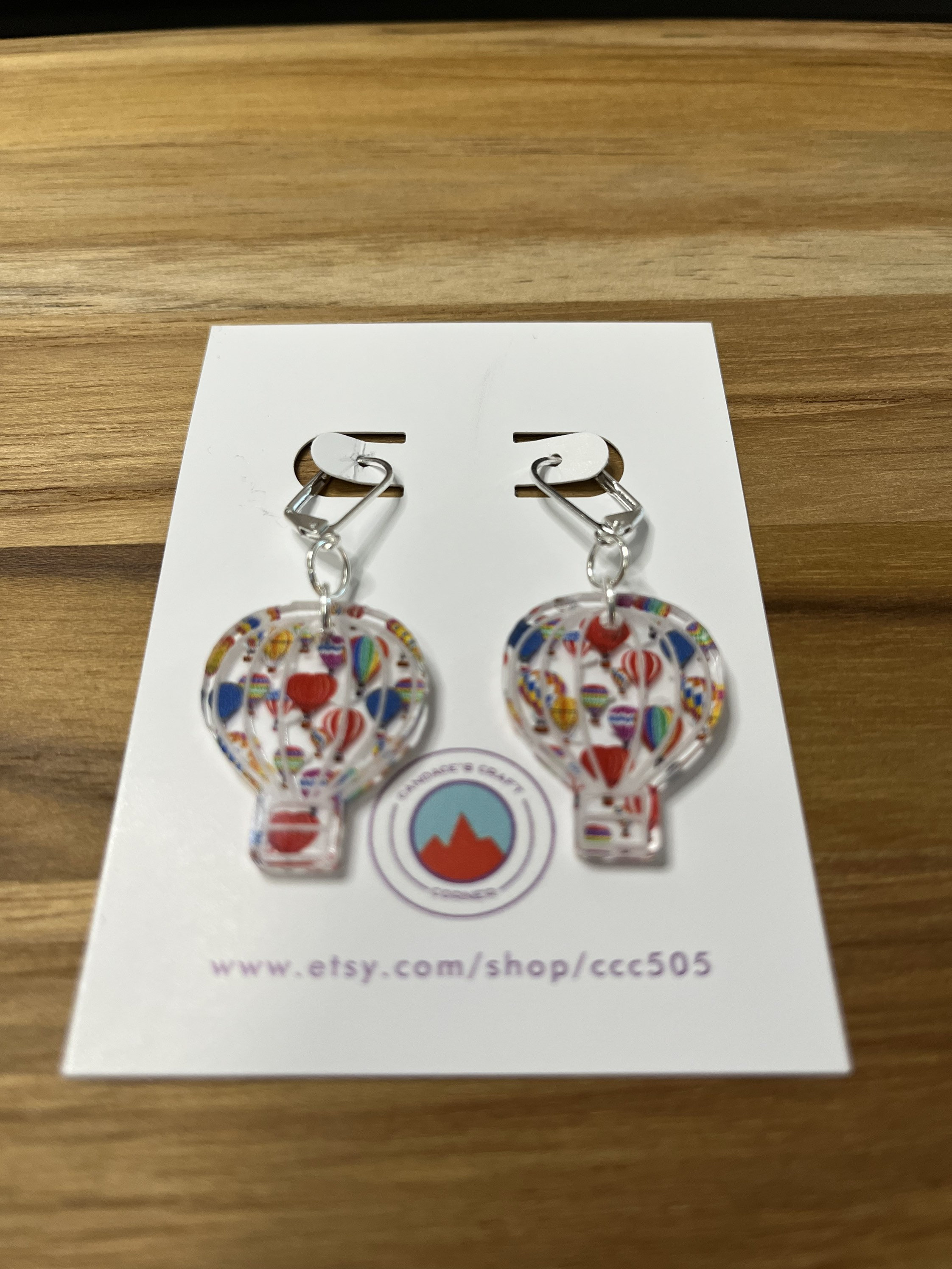 Hot Air Balloon Earrings - Etsy