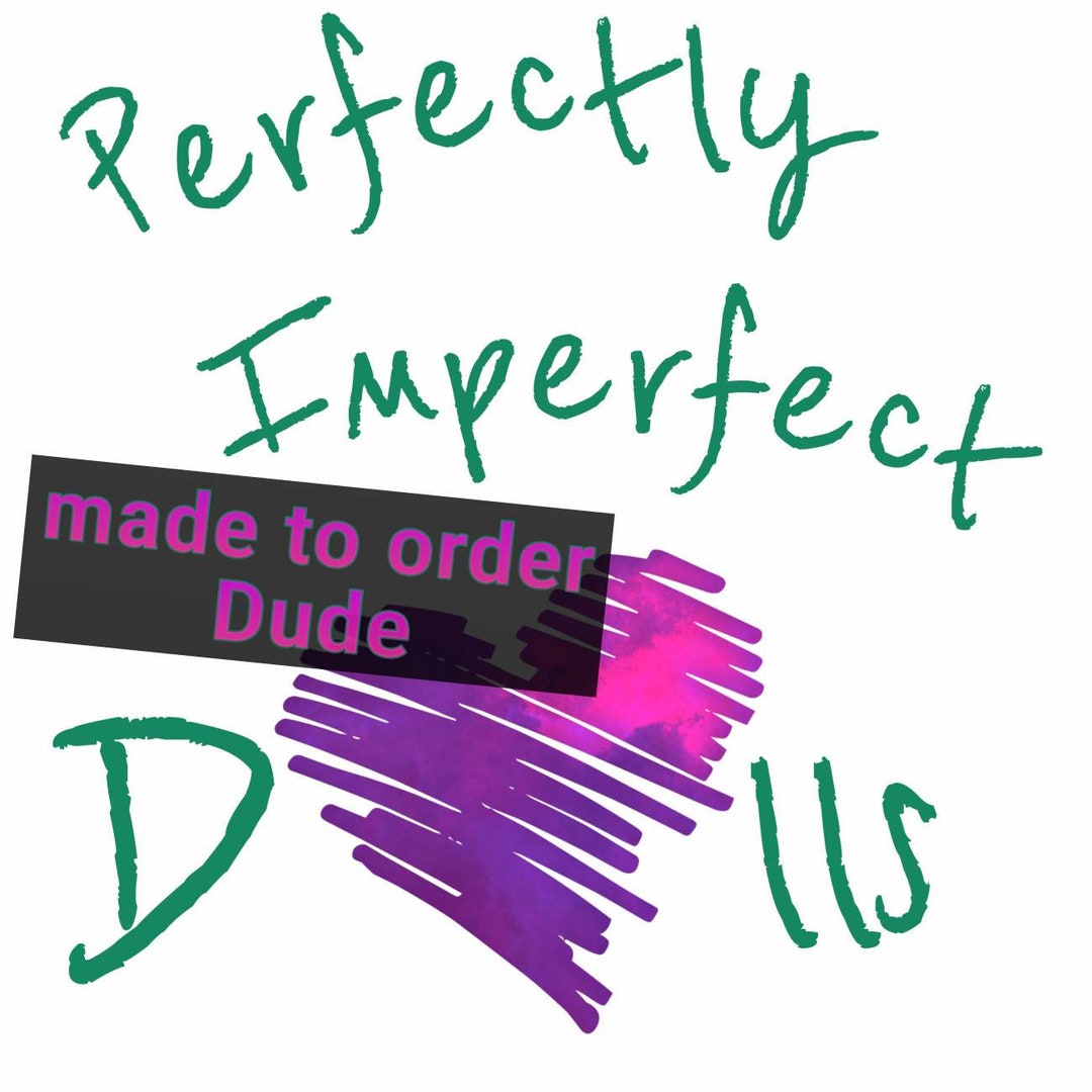 Custom Dude Rag Doll. Handmade to Order Boy Type Rag Doll With ...