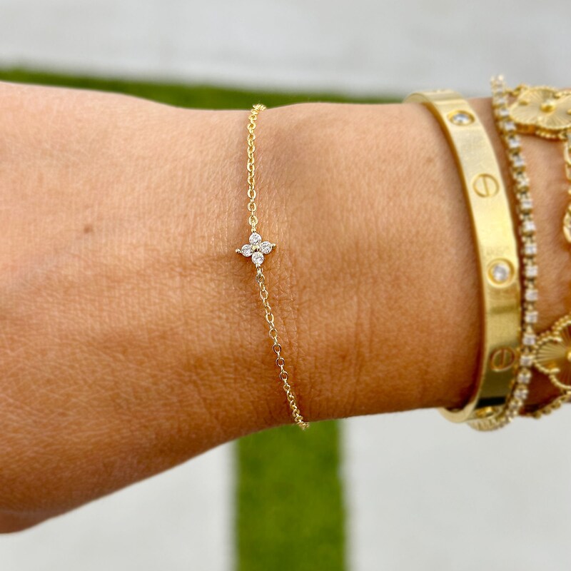 Moissanite Bracelet - Etsy