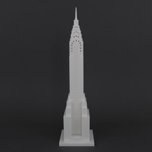 Chrysler Building Lamp and Model Detailed 3D Printed Home - Etsy