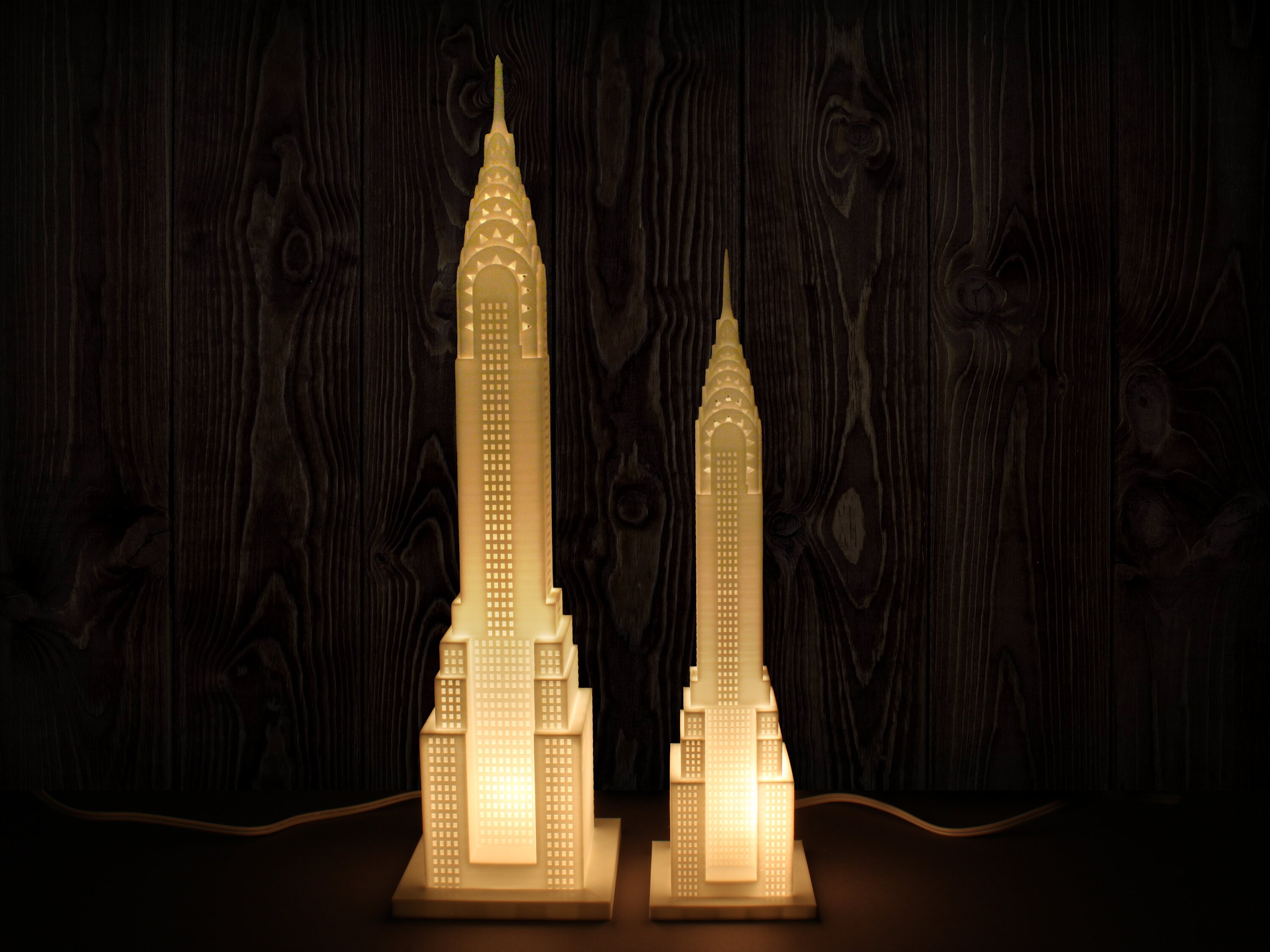 Chrysler Building Lamp and Model Detailed 3D Printed Home - Etsy