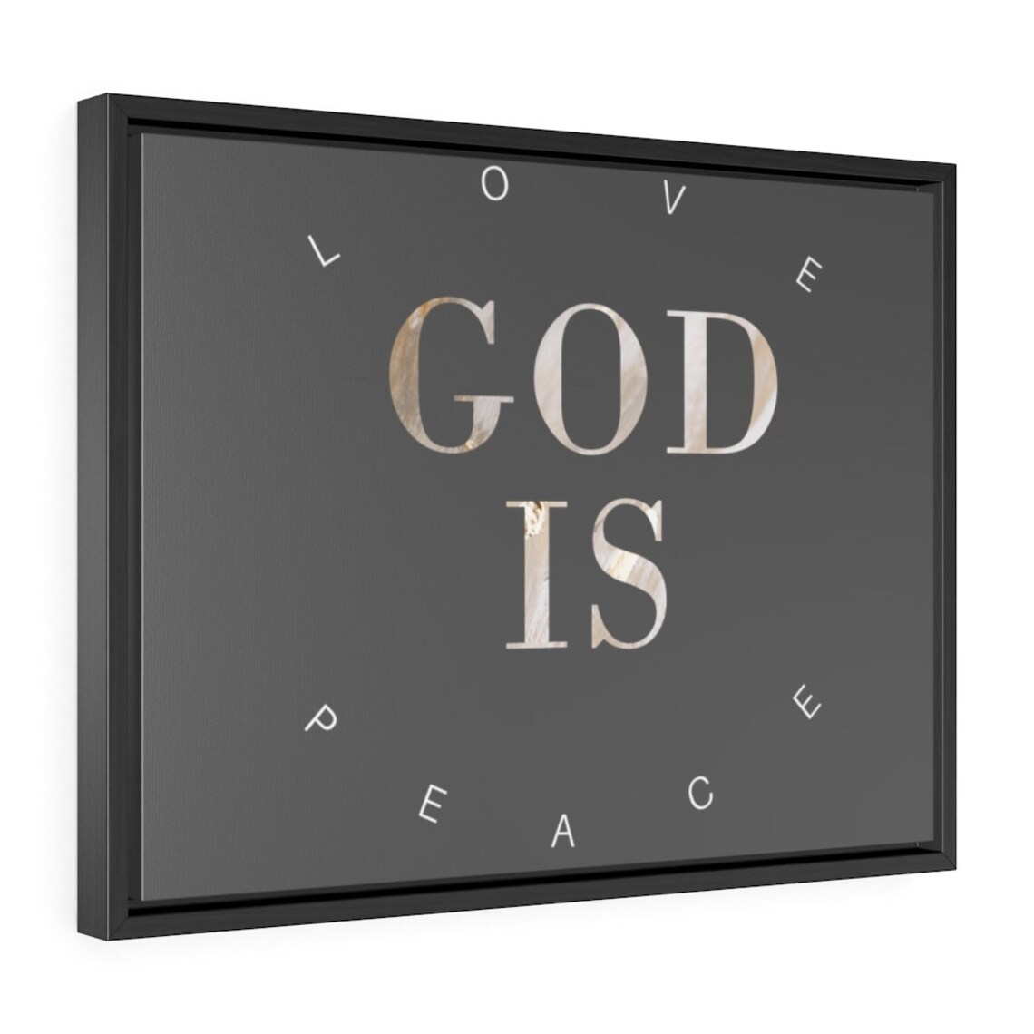 God is Love God is Peace Christian Wall Decor Wall Art | Etsy