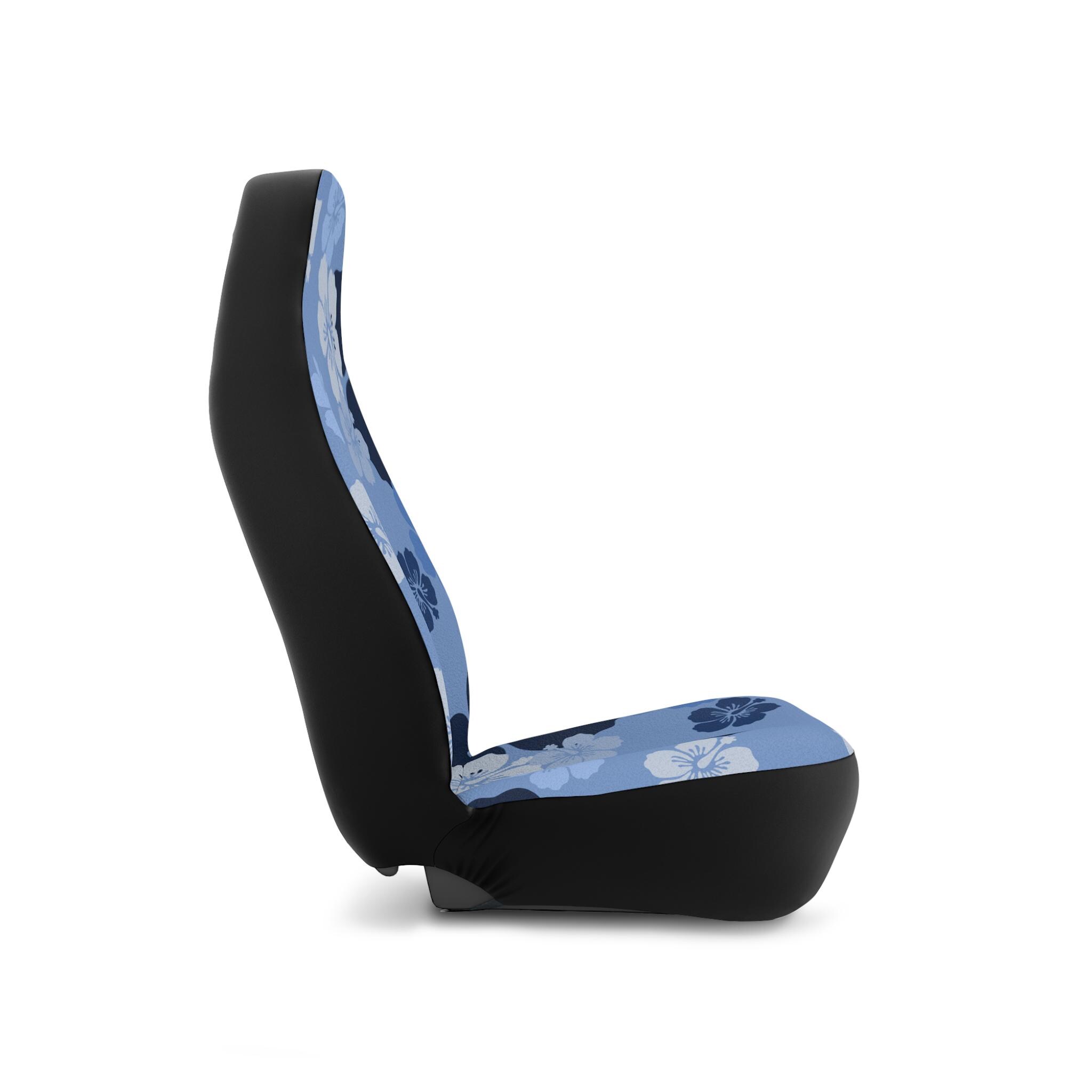 Car Seat Covers: Blue Hibiscus Hawaiian Surf Decor, Set of 2, Auto ...