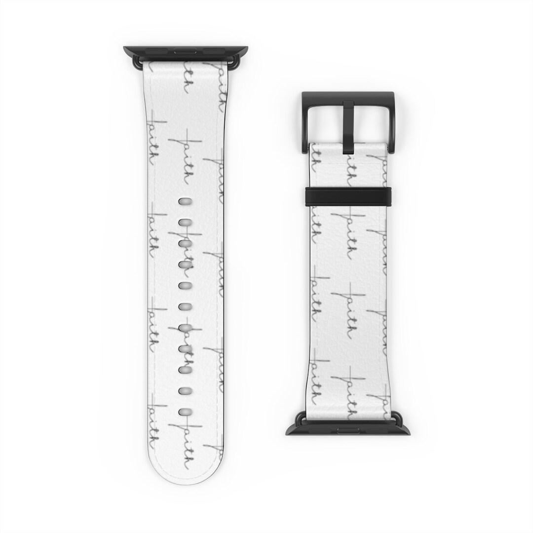 Faith Cross Christian Apple Watch Strap, Cross Shaped Faith in Pattern ...