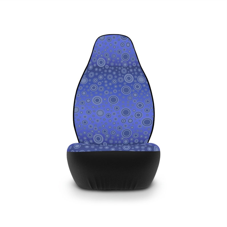 Blue Circles Pattern Gradient Car Seat Covers, Set of Two - Etsy