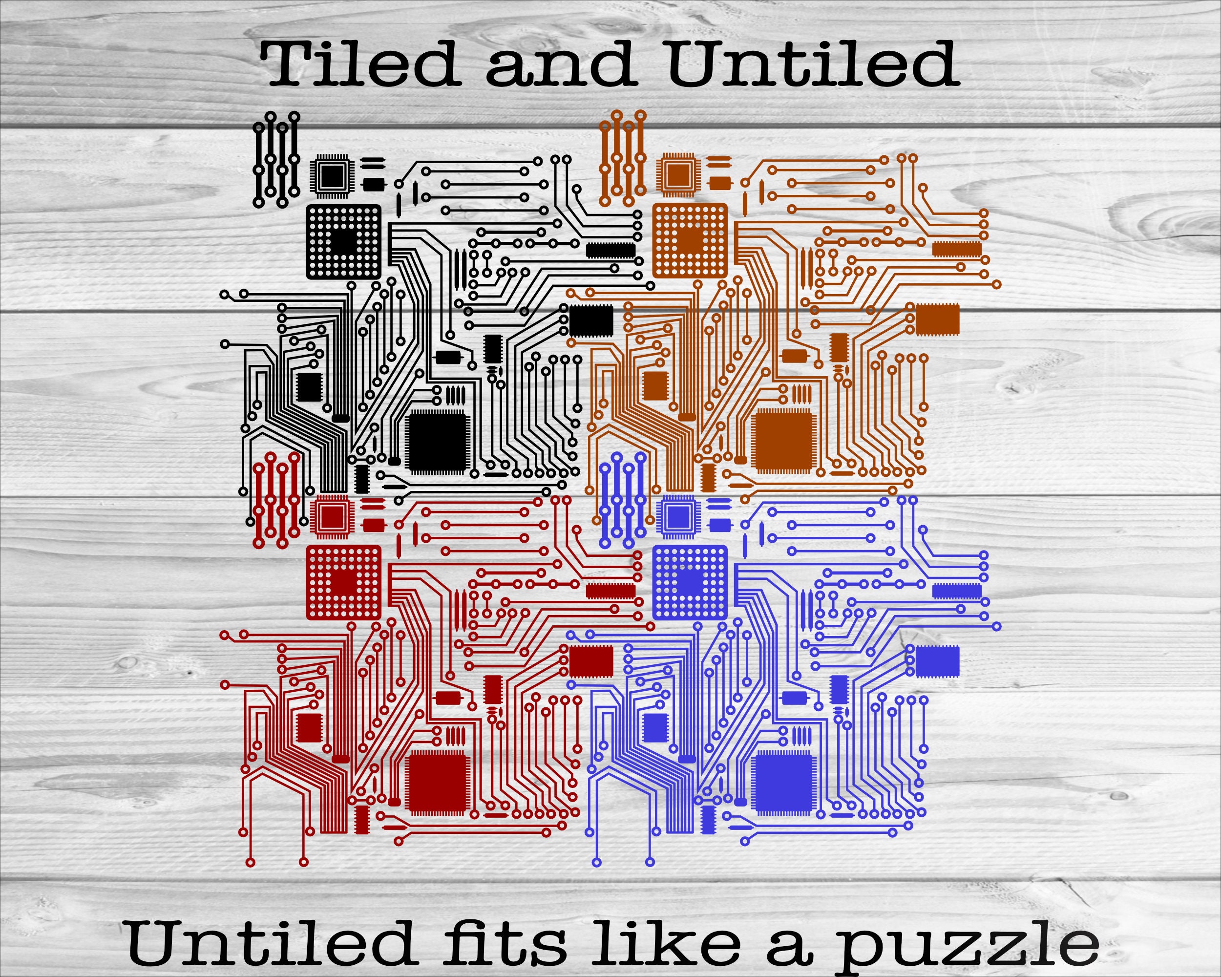 Circuit Board SVG Dxf Png Pdf Complete File for Personal - Etsy Canada
