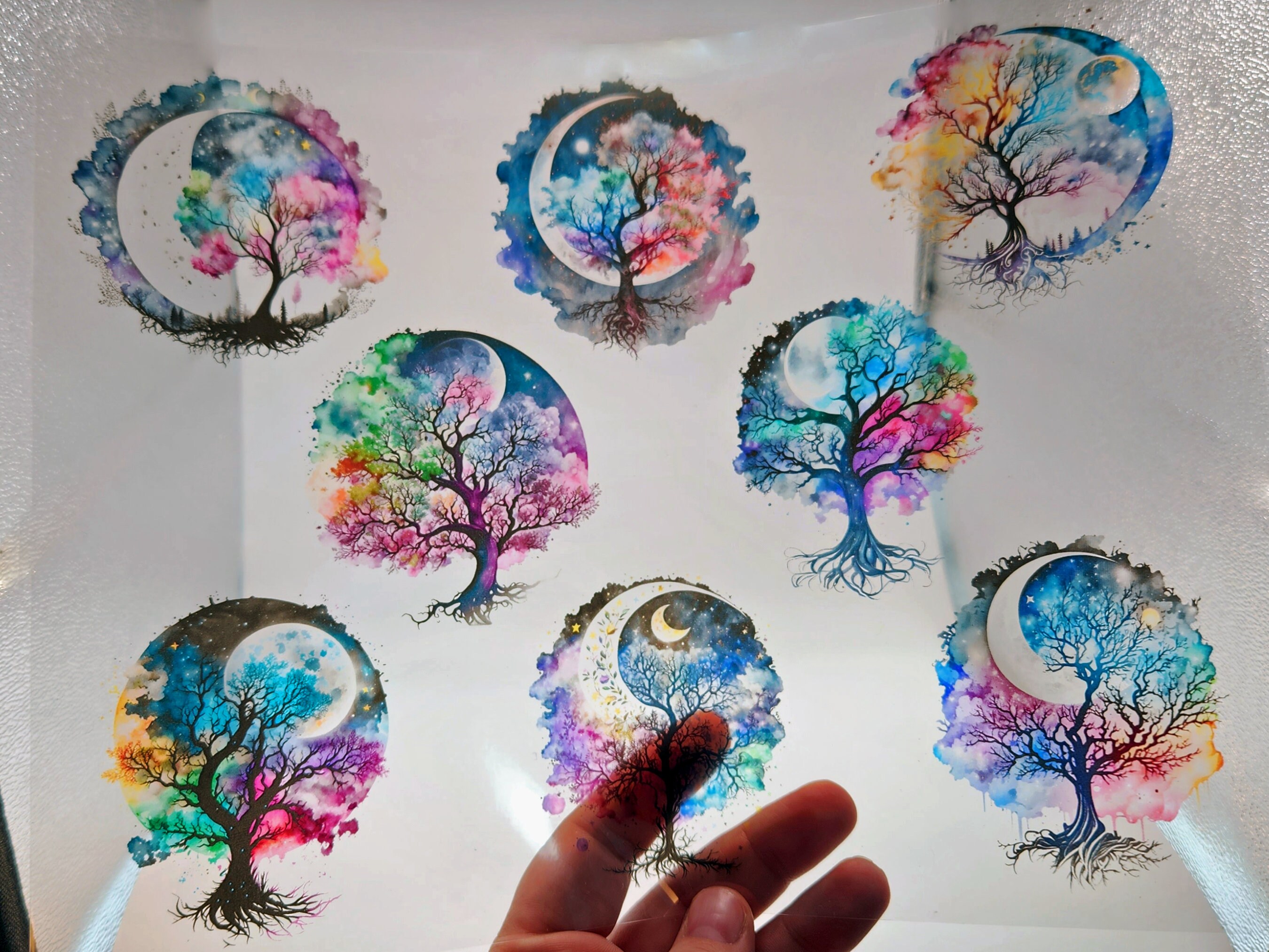 Tree of Life 1 Full Color Transparency Resin Inclusion, No Adhesive - Etsy