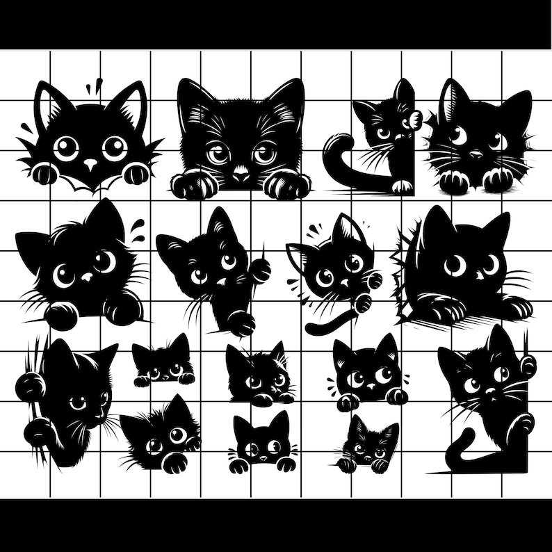 Curious Kitten Foil Resin Inclusion - Etsy