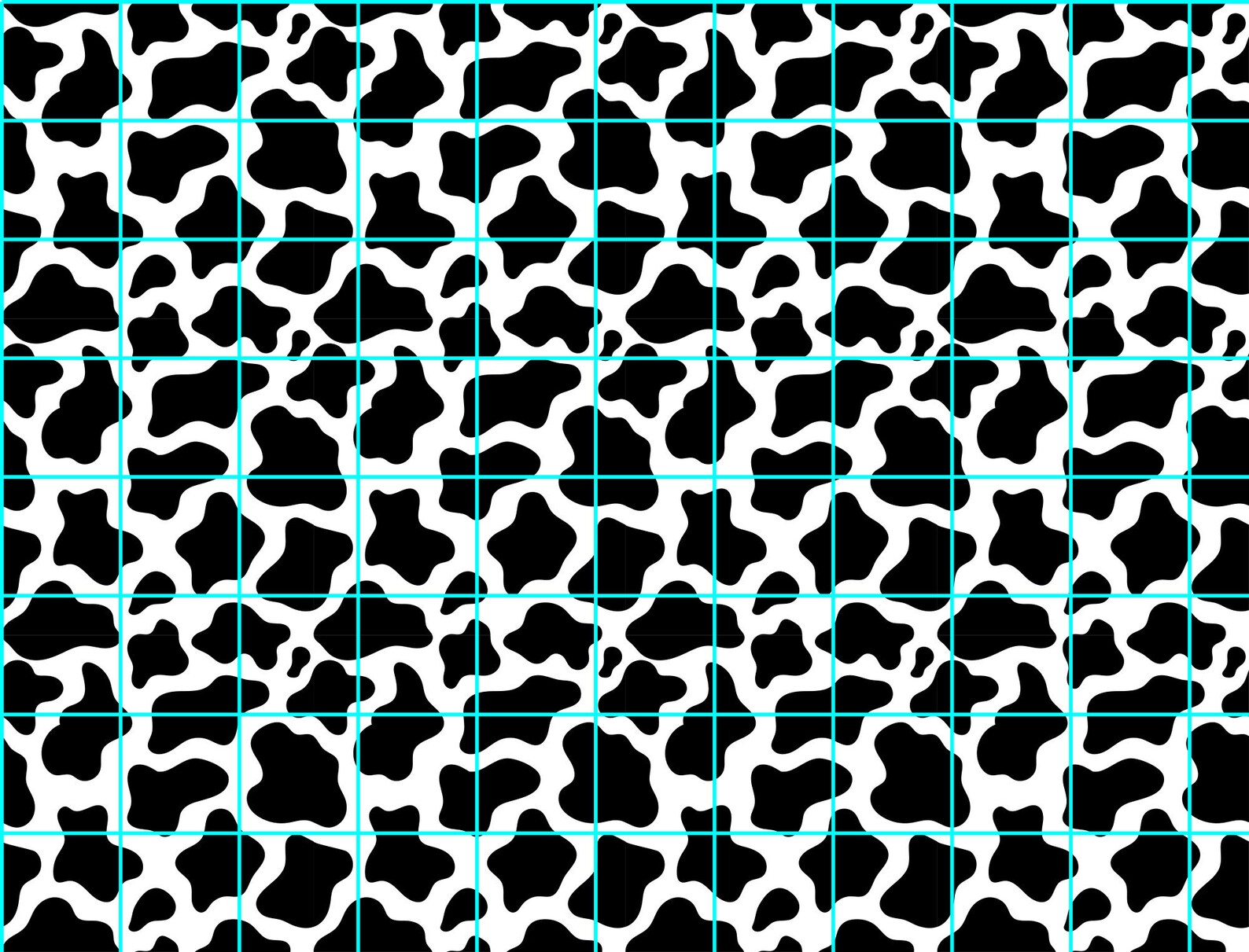 Cow Print 1 | Foil Transparency Full Sheet | Resin Insert | Inclusion ...