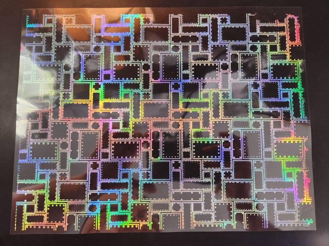 Industrial Bolts | Foil Transparency Full Sheet | Resin Insert ...