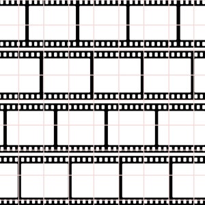 Film Strip Full Page Pattern | Foil Transparency Full Sheet | Resin ...