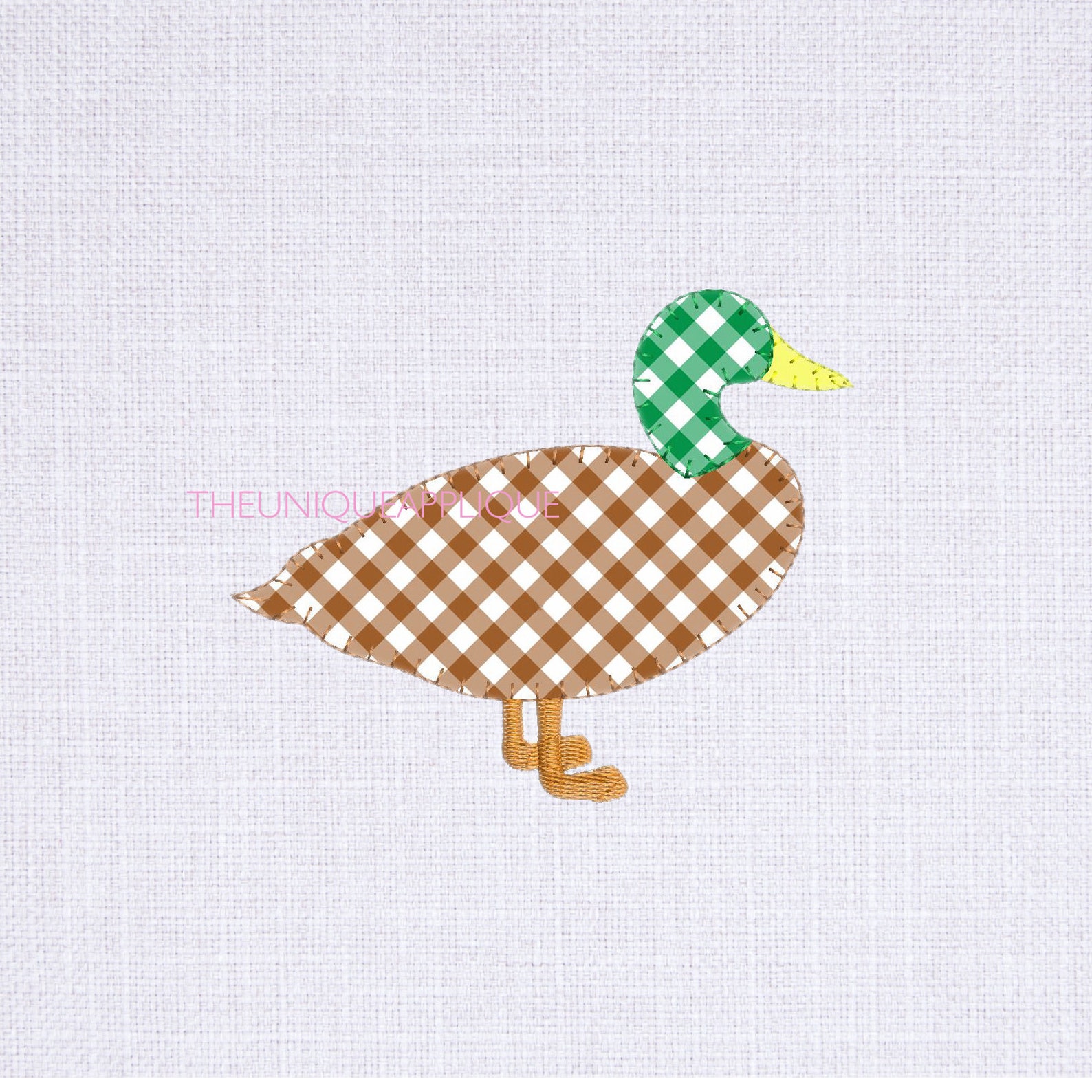 Mallard Duck Blanket Stitch Applique Embroidery Design-vintage - Etsy