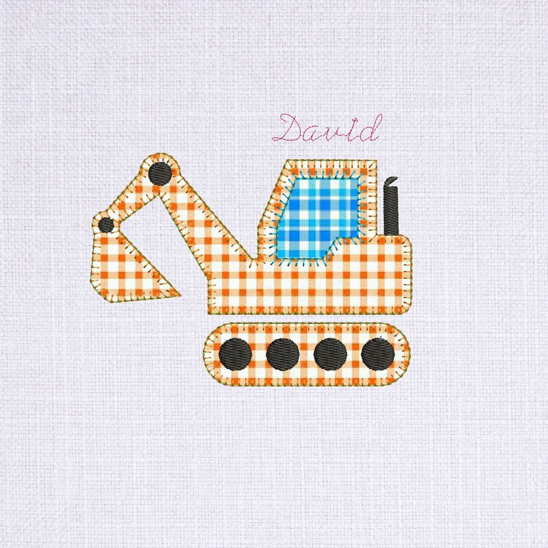 Digger Applique - Etsy