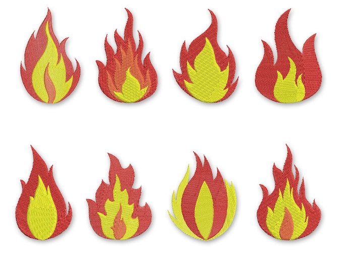 Fire Machine Embroidery Design, Book, Flame Design, Fire Embroidery ...