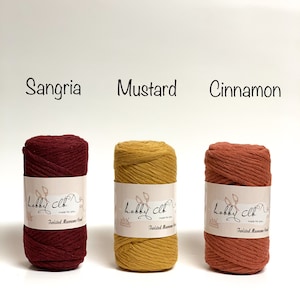 Single Twist Macrame Cotton Cord: 215 Ft, Recycled Vegan Yarn - Etsy