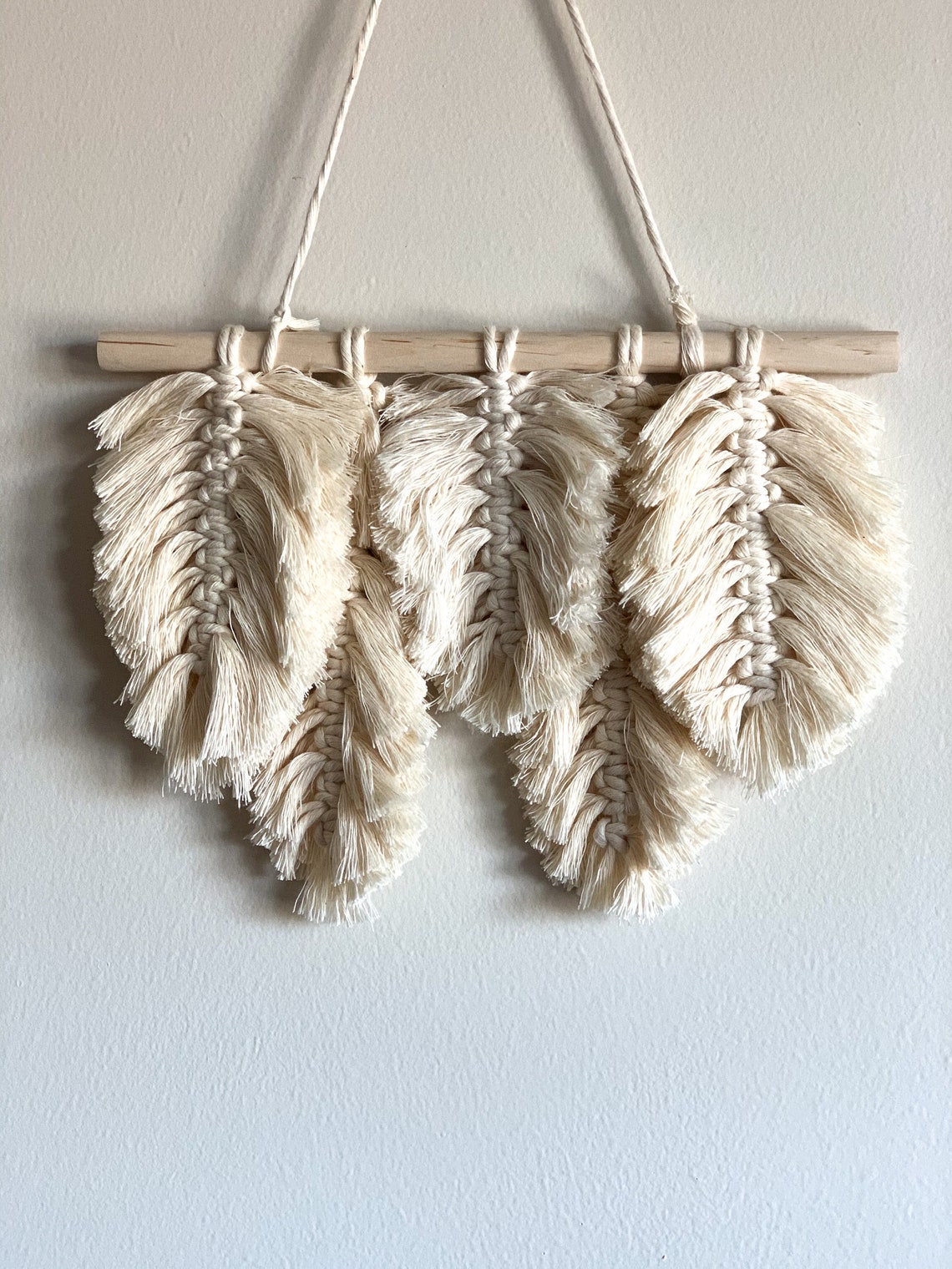 Macrame Feather Wall Hanging Feather Macrame Dream Catcher | Etsy