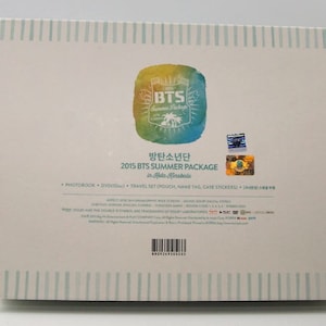 BTS Bangtan Boys Opened Summer Package 2015 Photobook DVD | Etsy