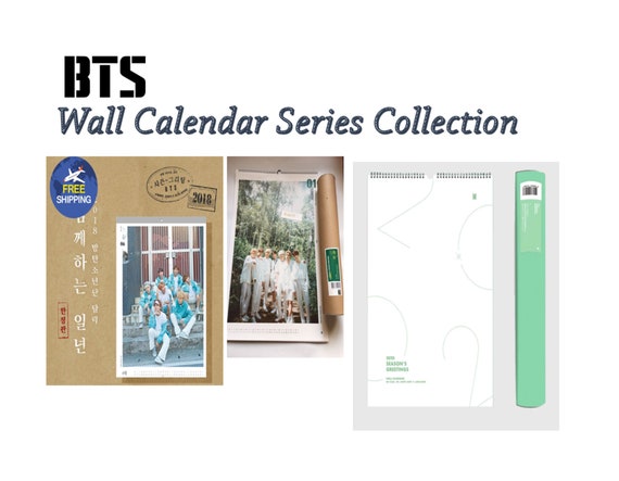 BTS Season Greeting Wall Calendar Collection 18 19 & 20 - Etsy