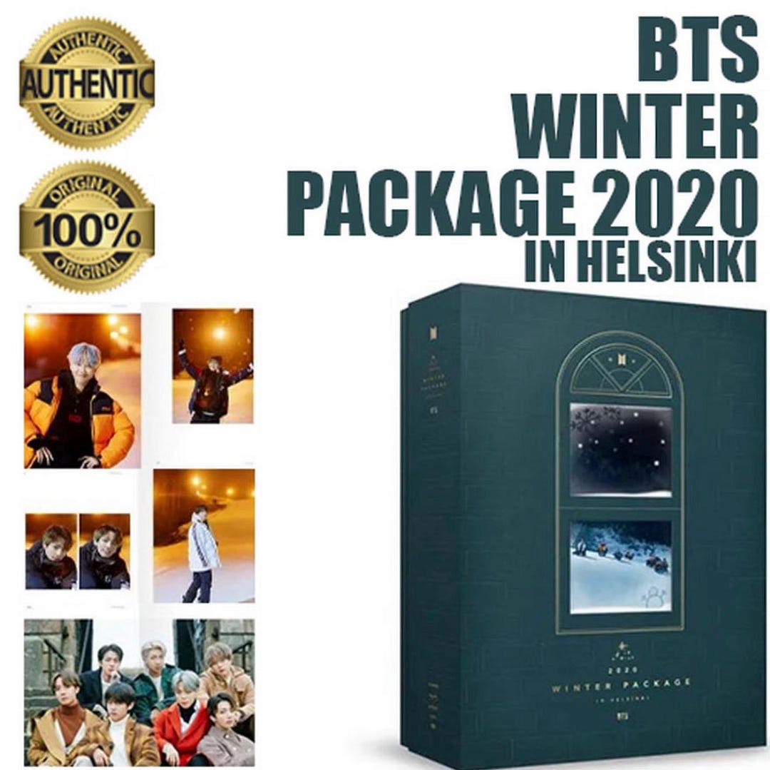 BTS Opened 2020 Winter Package Open With Member Mini Photobook Free Fedex Fast & Safe Shipping ...