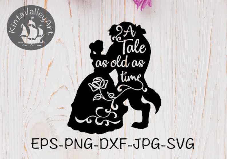 A Tale a S Old as Time SVG Cricut Silhouette SVG Clipart - Etsy