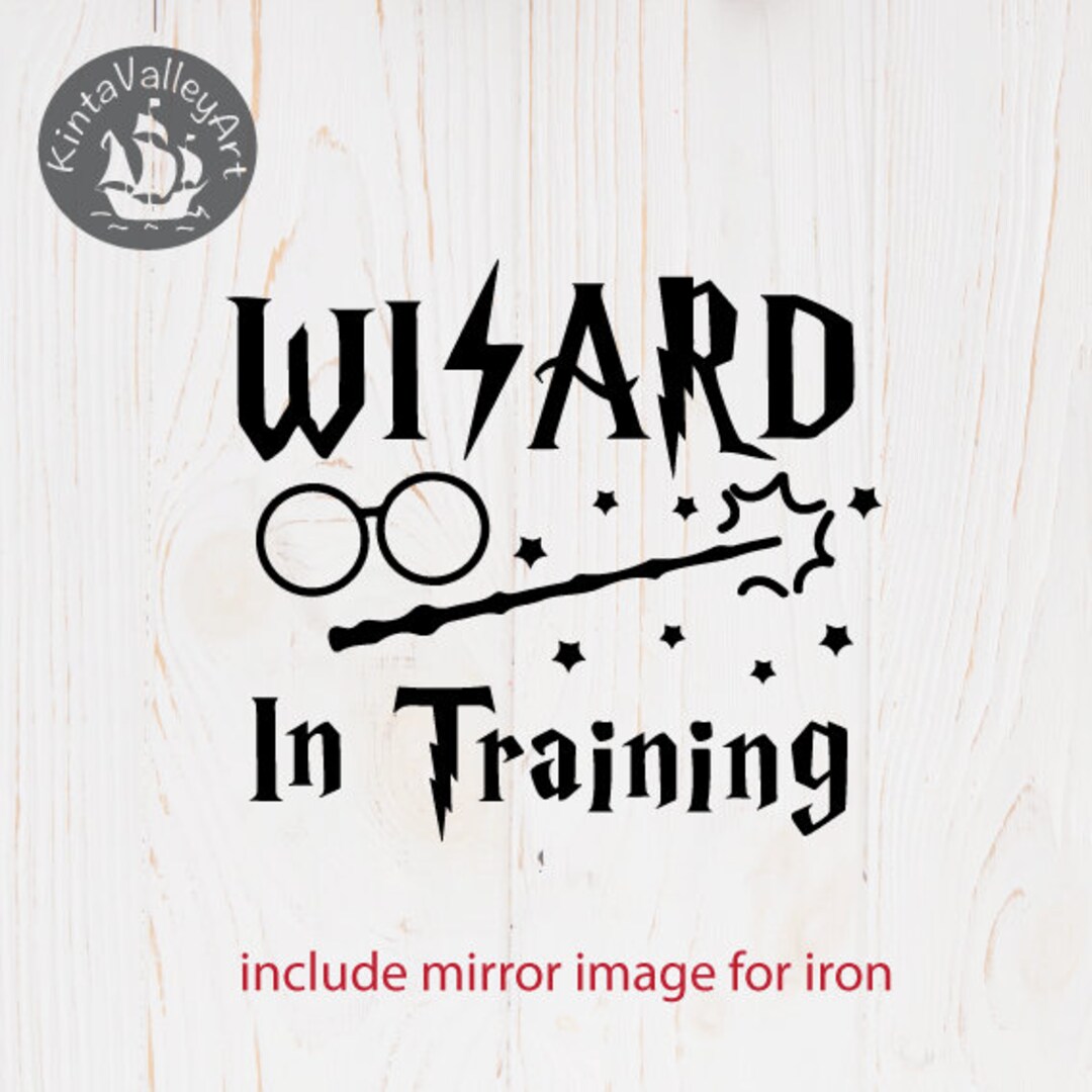 Wizard in Training SVG, Cricut Silhouette SVG Clipart, Cutting File - Etsy