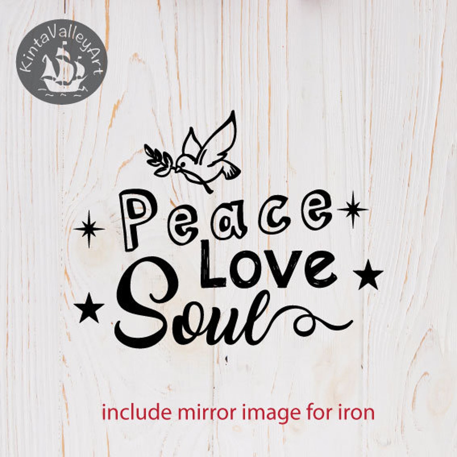 Peace Love Soul SVG, Cricut Silhouette SVG Clipart, Cutting File - Etsy