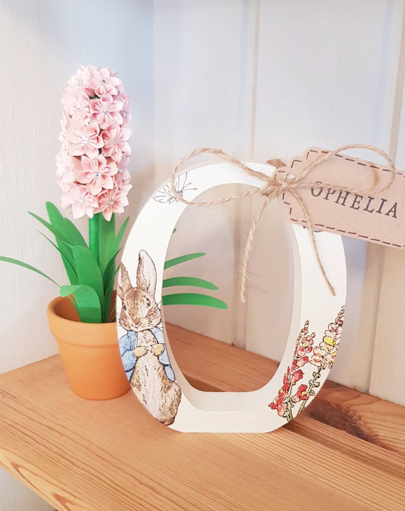Peter Rabbit Free Standing Wooden Letters & Numbers Baby - Etsy UK