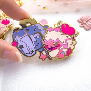 Tinkaton Giganton Hammer Bobble Enamel Pin , PKMN, Pkm , Poke Scarlet ...