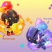Tinkaton Series Poke Vinyl Glitter Waterproof Die Cut Assorted Stickers ...