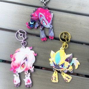 Poke - Hisui Zoroark Dangling Claw Acrylic Charm | Scarlet and Violet ...