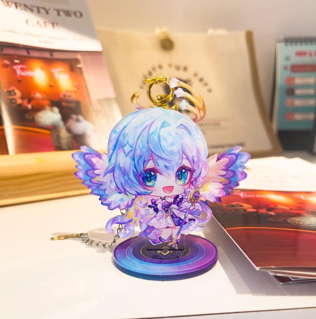 Robin Acrylic Standee /acrylic Keychain Honkai Star Rail [fanmade] - Robin Flappy Wings ...