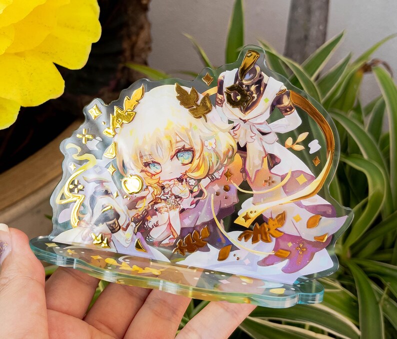 Algaea Gold Foil Acrylic Standee, Honkai: Star Rail [fanmade] - Hot ...