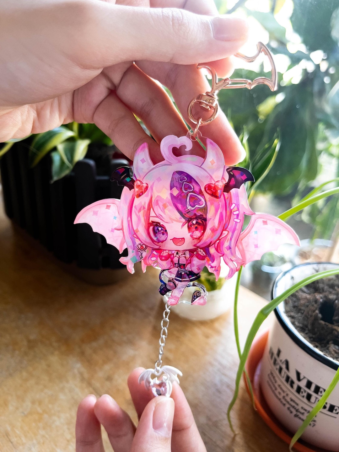 Ironmouse Fanmade Keychain: Flapping Wings Keychain - Etsy