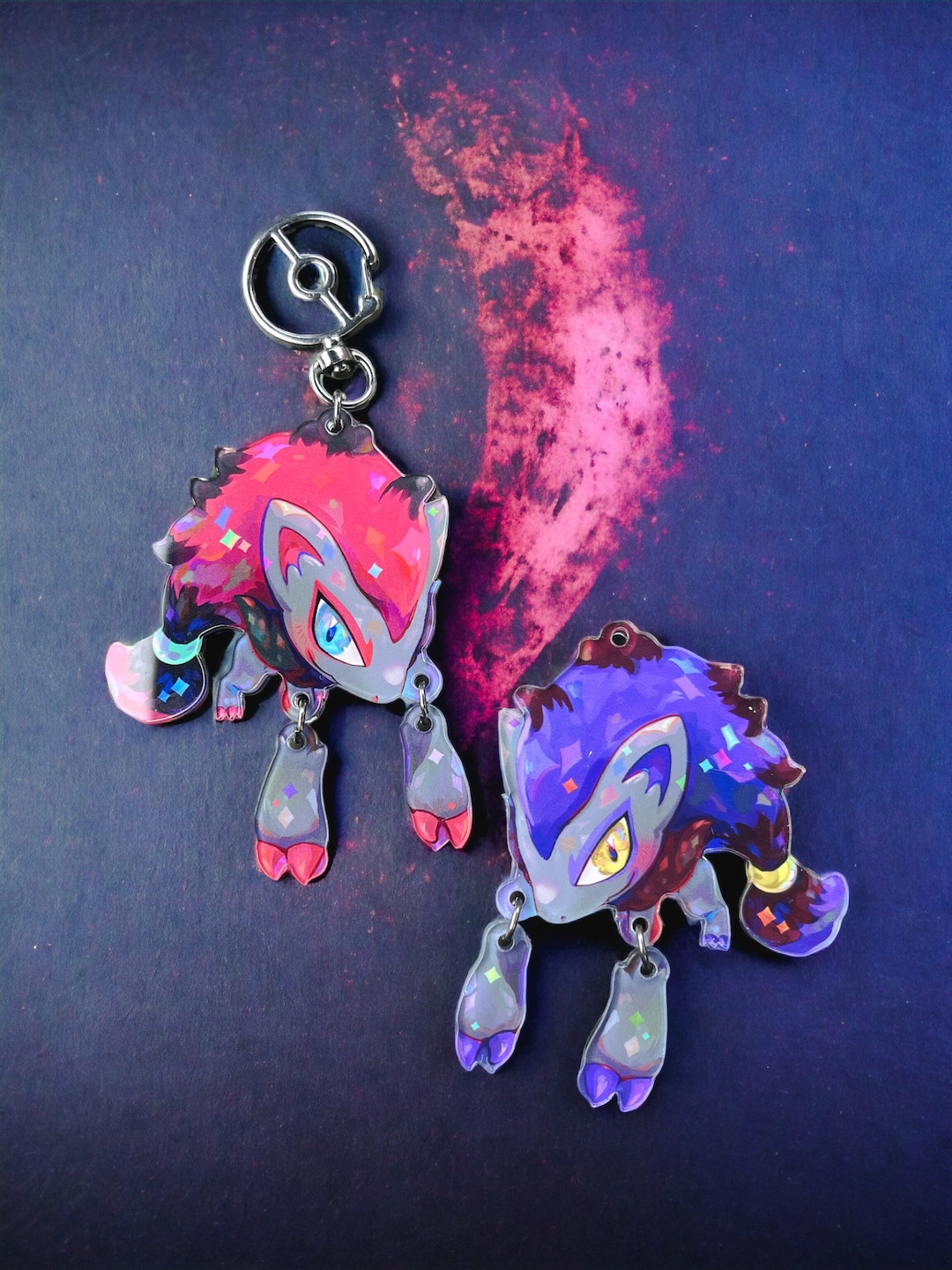 Poke - Zoroark Dangling Claw Acrylic Charm | Scarlet and Violet, Legend ...