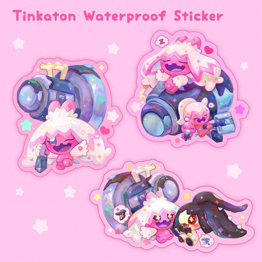 Tinkaton Series Poke Vinyl Glitter Waterproof Die Cut Assorted - Etsy